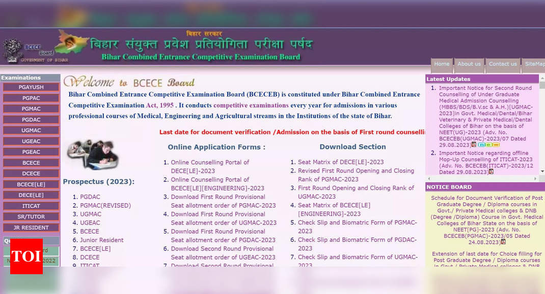 Bihar NEET UG Counselling 2023 schedule released for Round 2 on bceceboard.bihar.gov.in, check ...