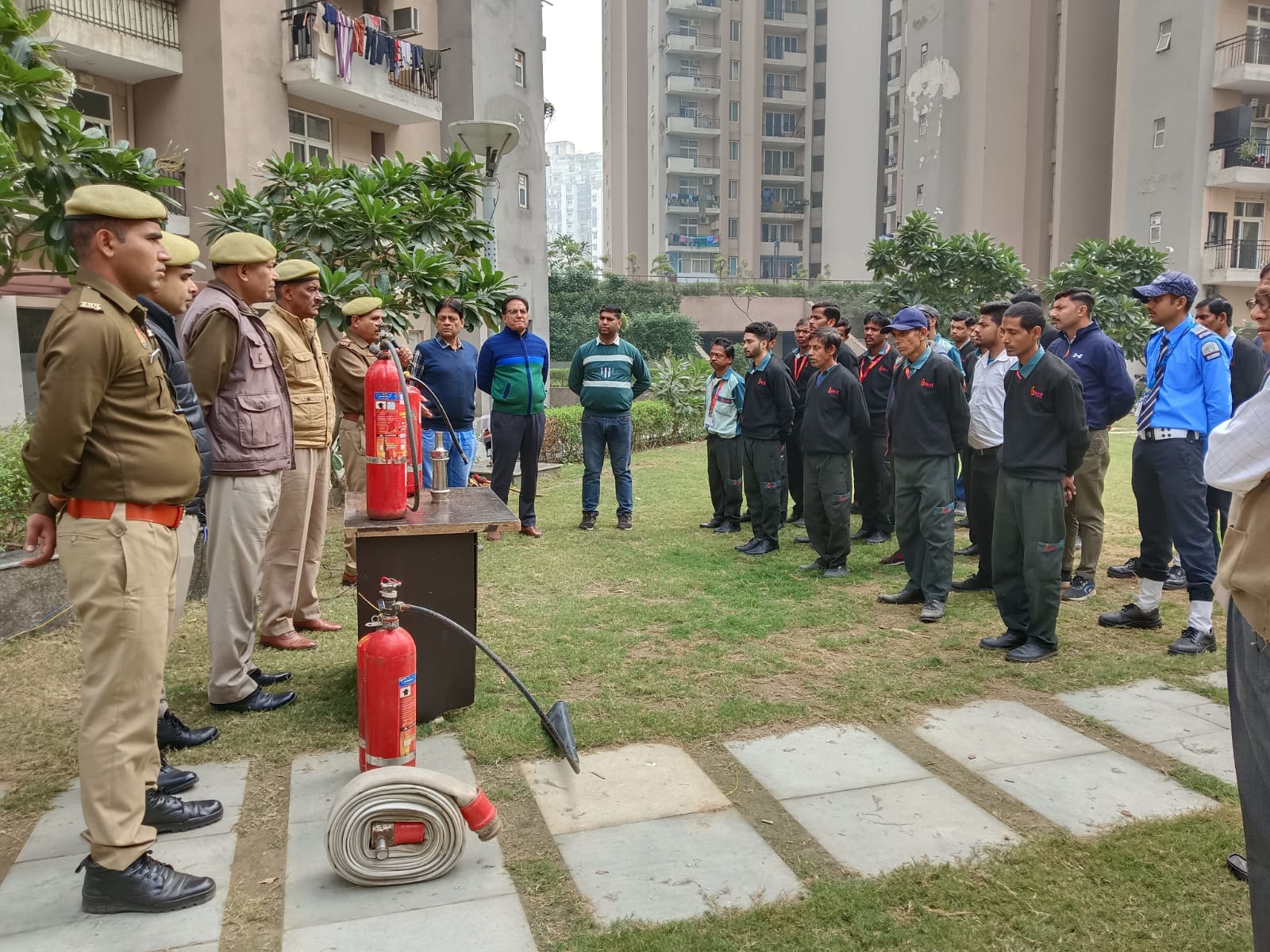 RG Residency : Fire Department conducts Fire safety mock drill ...